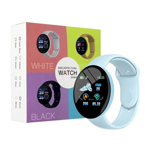 Macaron Color Smart Watch - rafrafmart house of exclusive leather crafts